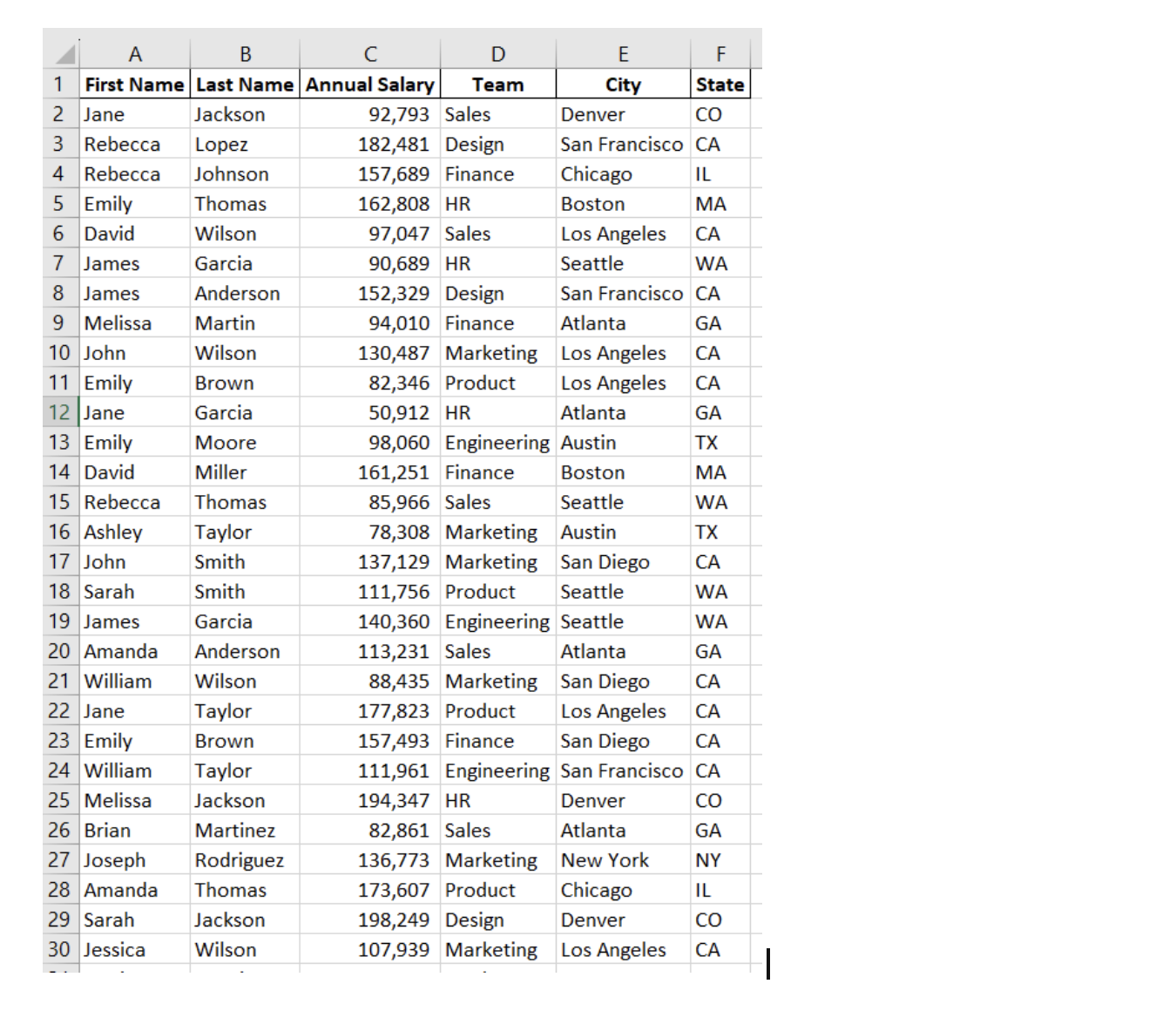 Create Dummy Data With ChatGPT - Recalc